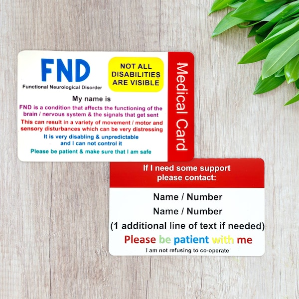 Hidden Disabilities Card - Etsy