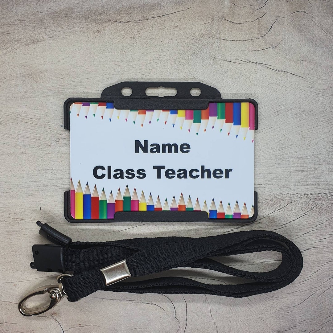 Teacher ID Card Children's Novelty ID Card Teacher - Etsy