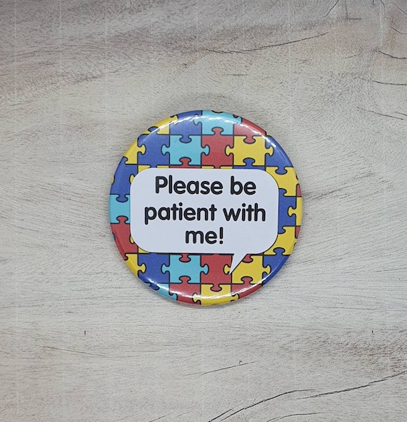 Disability Awareness 59mm Button Pin Badge Not all | Etsy