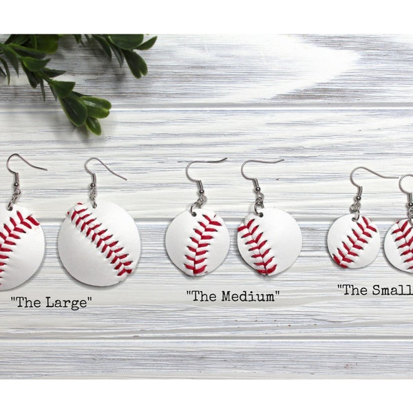 Baseball Earrings - Etsy