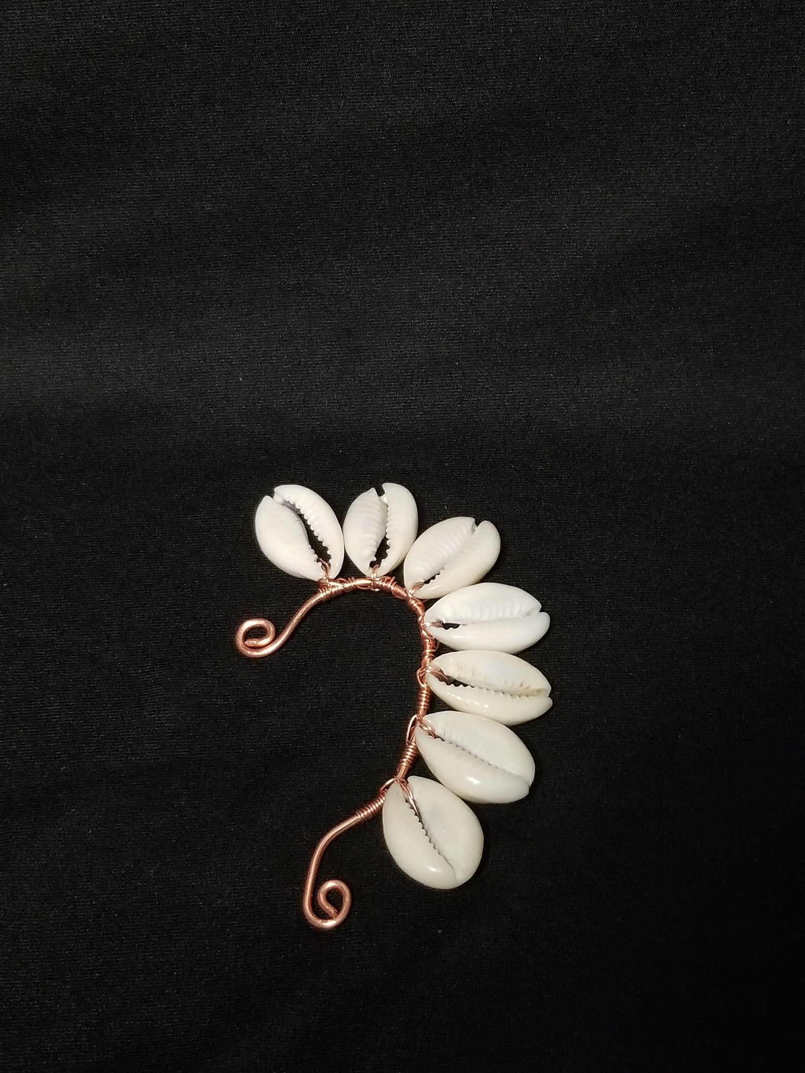 Cowrie Shell Earring, Cowrie Shell Ear Cuff, Beach Jewelry- Shell ...