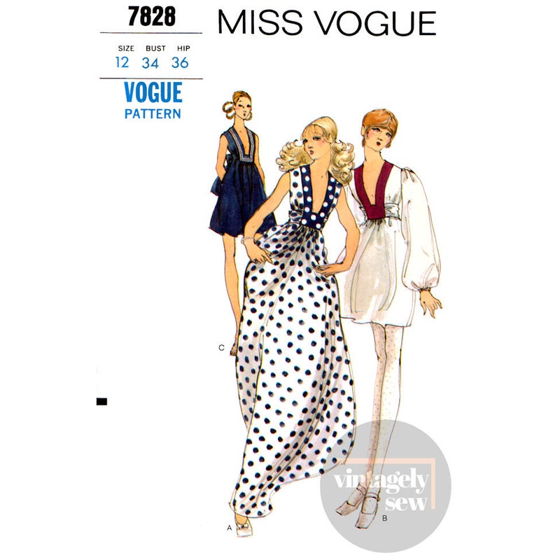 Vogue Vintage Patterns - Etsy