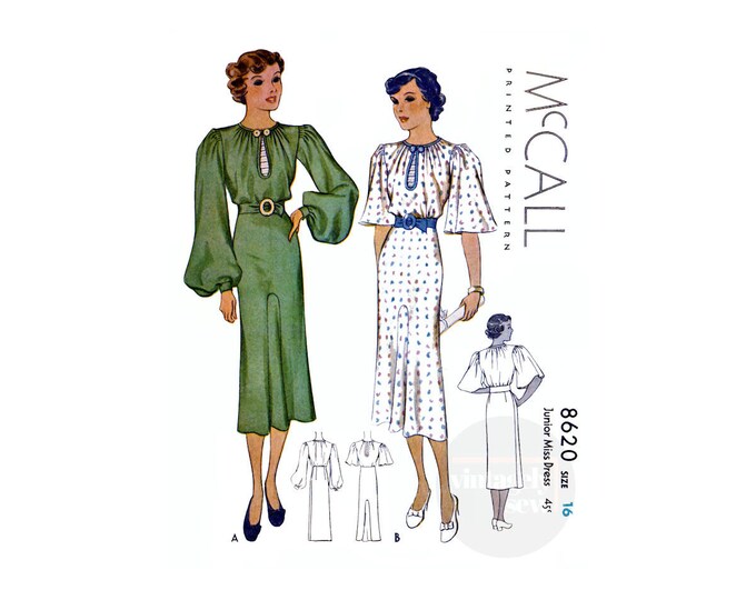 high quality vintage pattern reproductions by vintagelysew on Etsy
