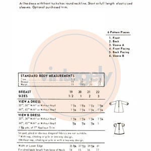 70s Toddlers' A-line Dress With Front Tucks, Butterick 5362, Size 1 ...