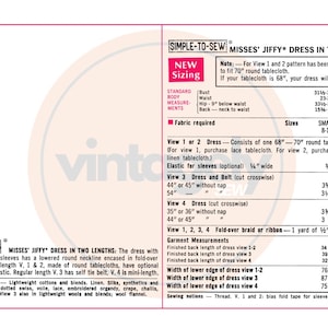 60s Tablecloth Dress in Two Lengths, Bust 31.5-32.5 (80-83 Cm ...