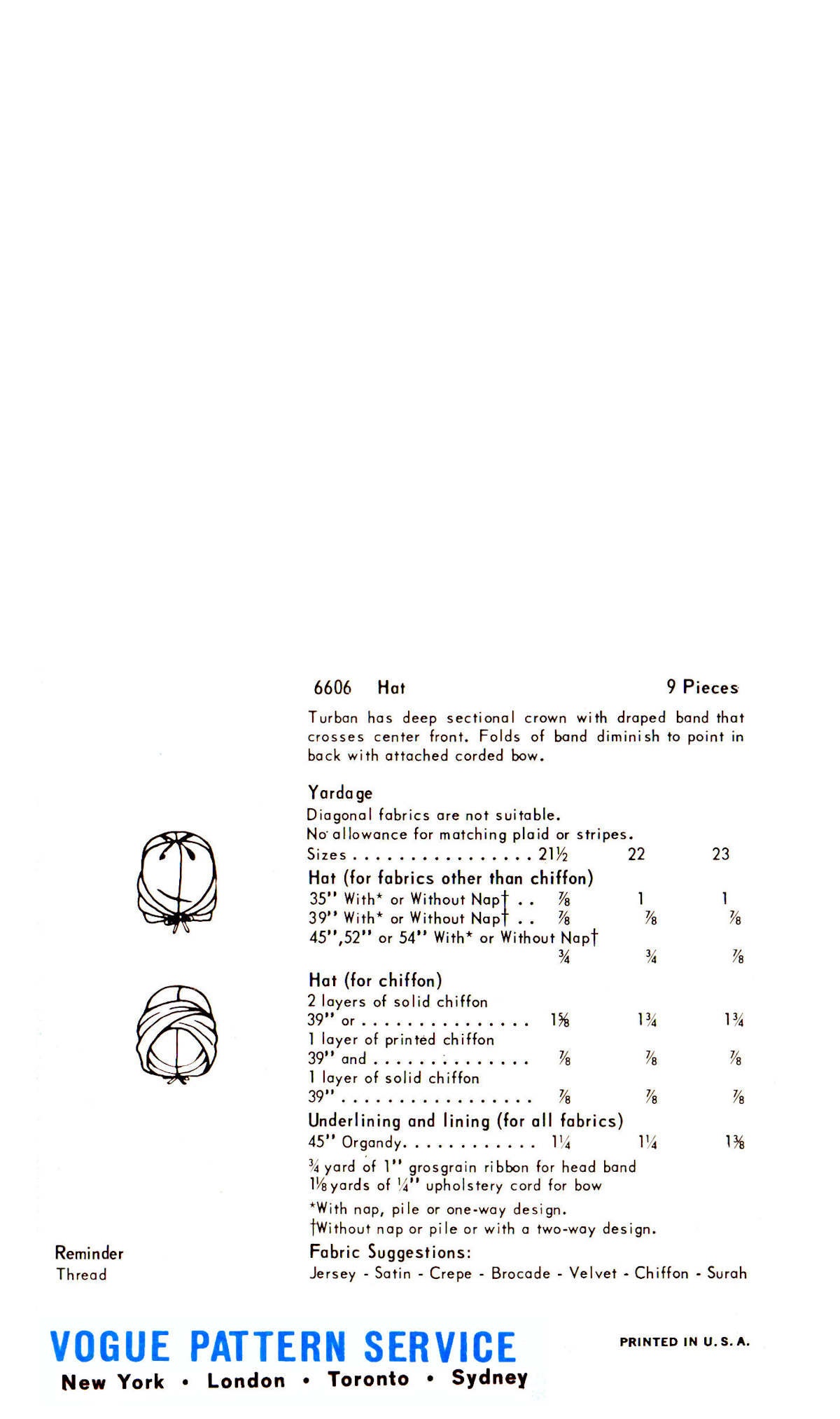 60s Turban Hat by Halston of Bergdorf Goodman Head Size 22 - Etsy