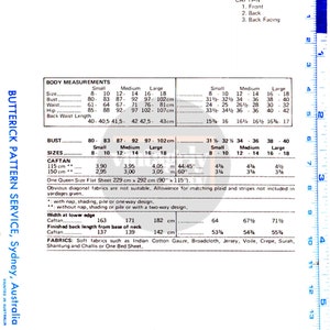 70s Ankle Length, Pullover Caftan With Kimono Sleeves, Various Sizes ...