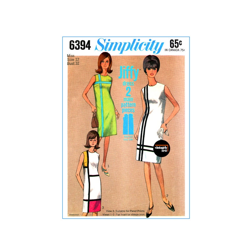 Panel Dress Pattern - Etsy