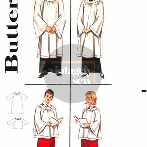 50s Unisex Adult or Child Choir Robes, Chest 30 76 Cm, 34 87 Cm or 38 ...