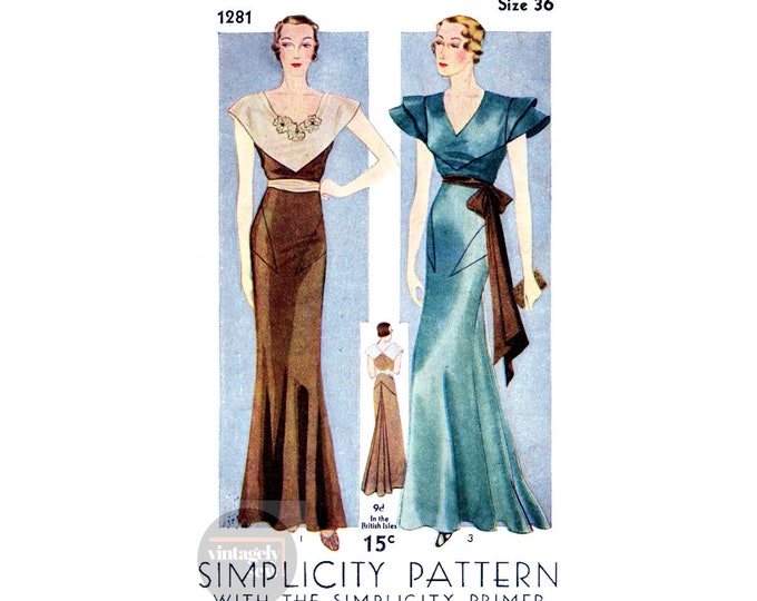high quality vintage pattern reproductions by vintagelysew on Etsy