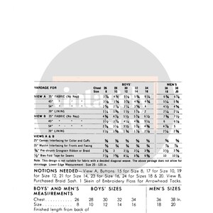 50s Men's or Boy's Cassock in Two Styles, Chest Size 30 (76.5 Cm), 36 ...