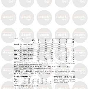 50s Sunsuit and Three Styles of Shorts, Waist 28 (71 Cm), Butterick ...