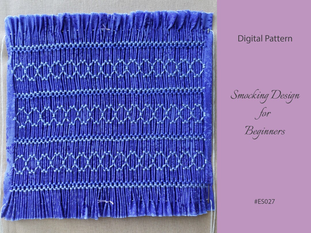 Smocking Design for Beginners, Smocking Pattern for Girls, Smocking ...