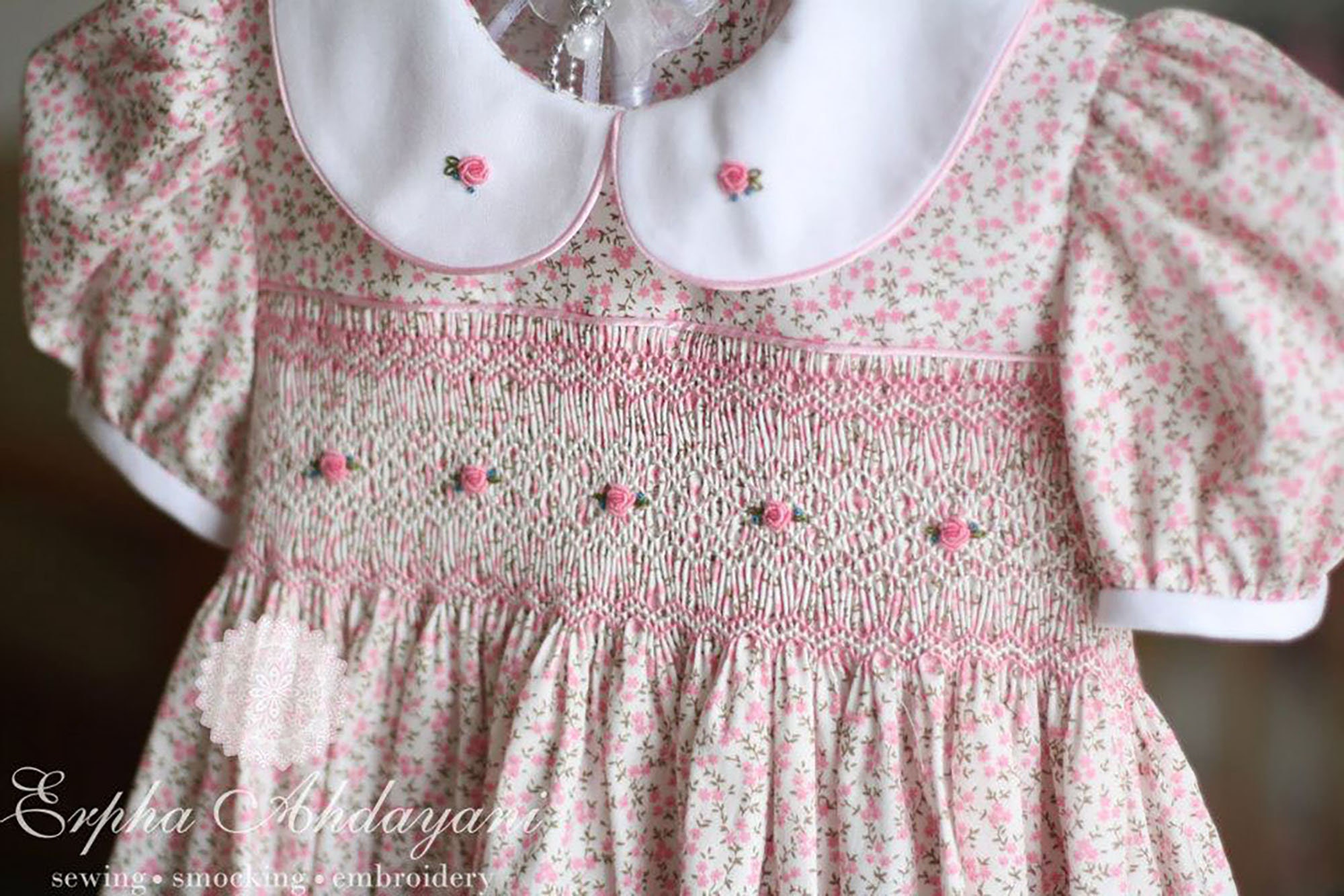 Geometric Smocking Plate for Square Yoke Dress | Smocking Design Only ...