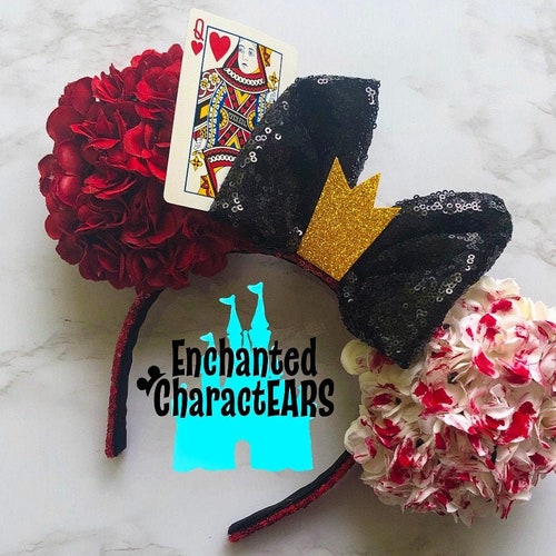 Cheshire Cat Ears Alice In Wonderland Ears Custom Minnie Ears Etsy