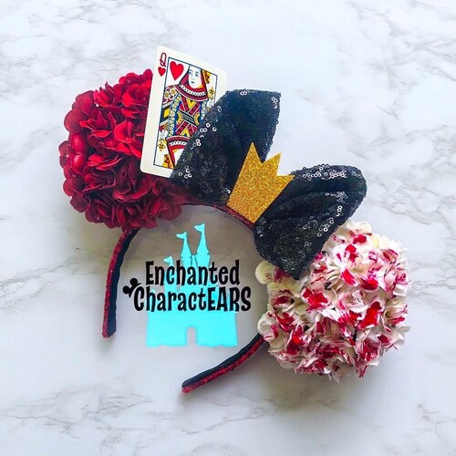 Alice In Wonderland Minnie Ears Alice Mouse Ears Wonderland Etsy