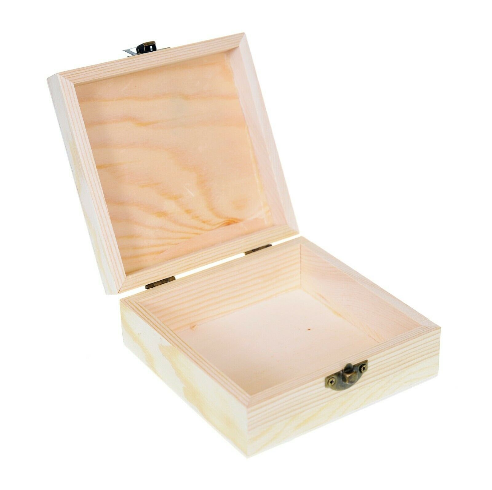 Personalised Wooden Square Trinket Keepsake Box With Custom - Etsy UK