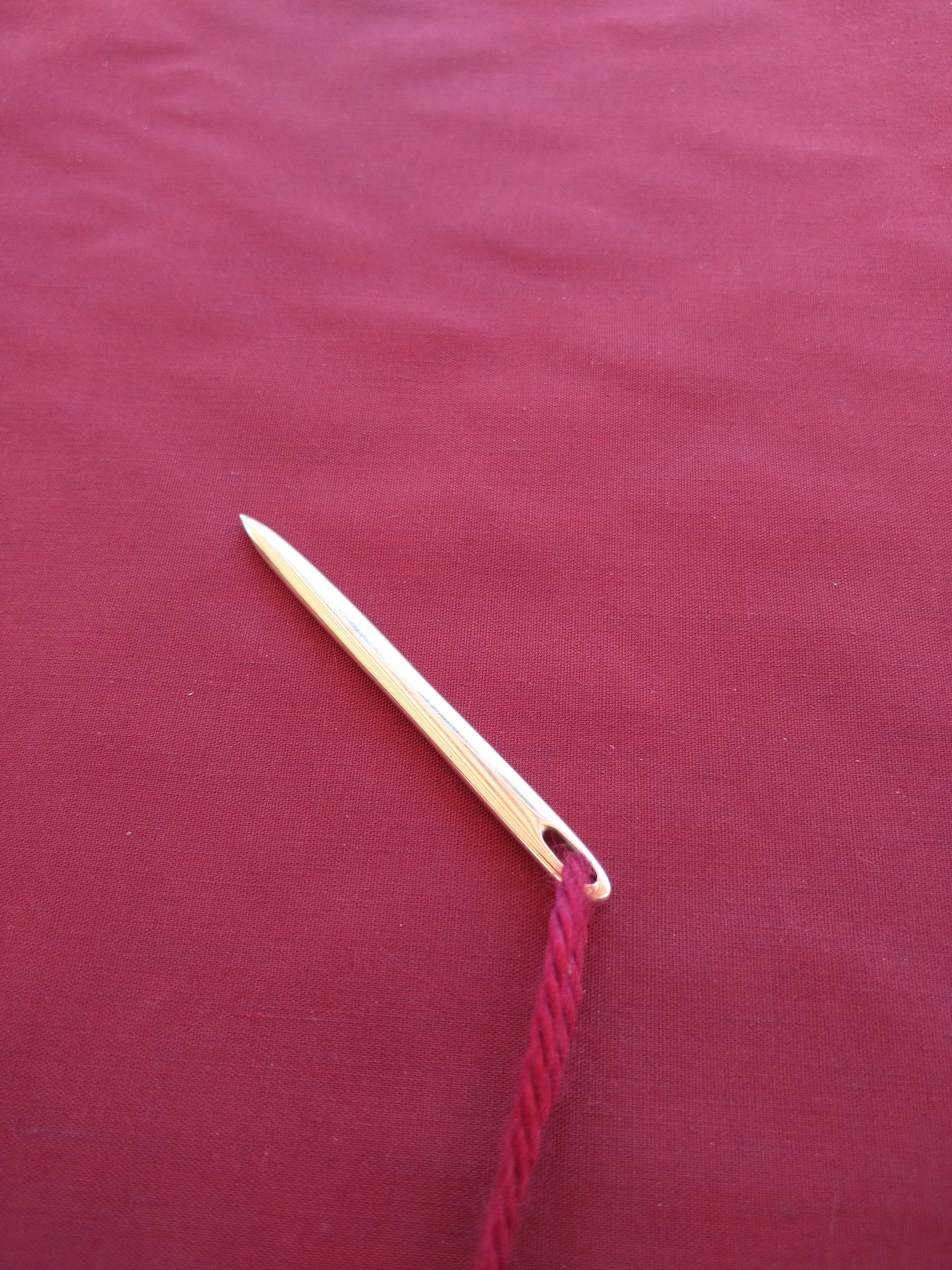 Bronze Yarn Needle, Nalbinding Pattern - Etsy