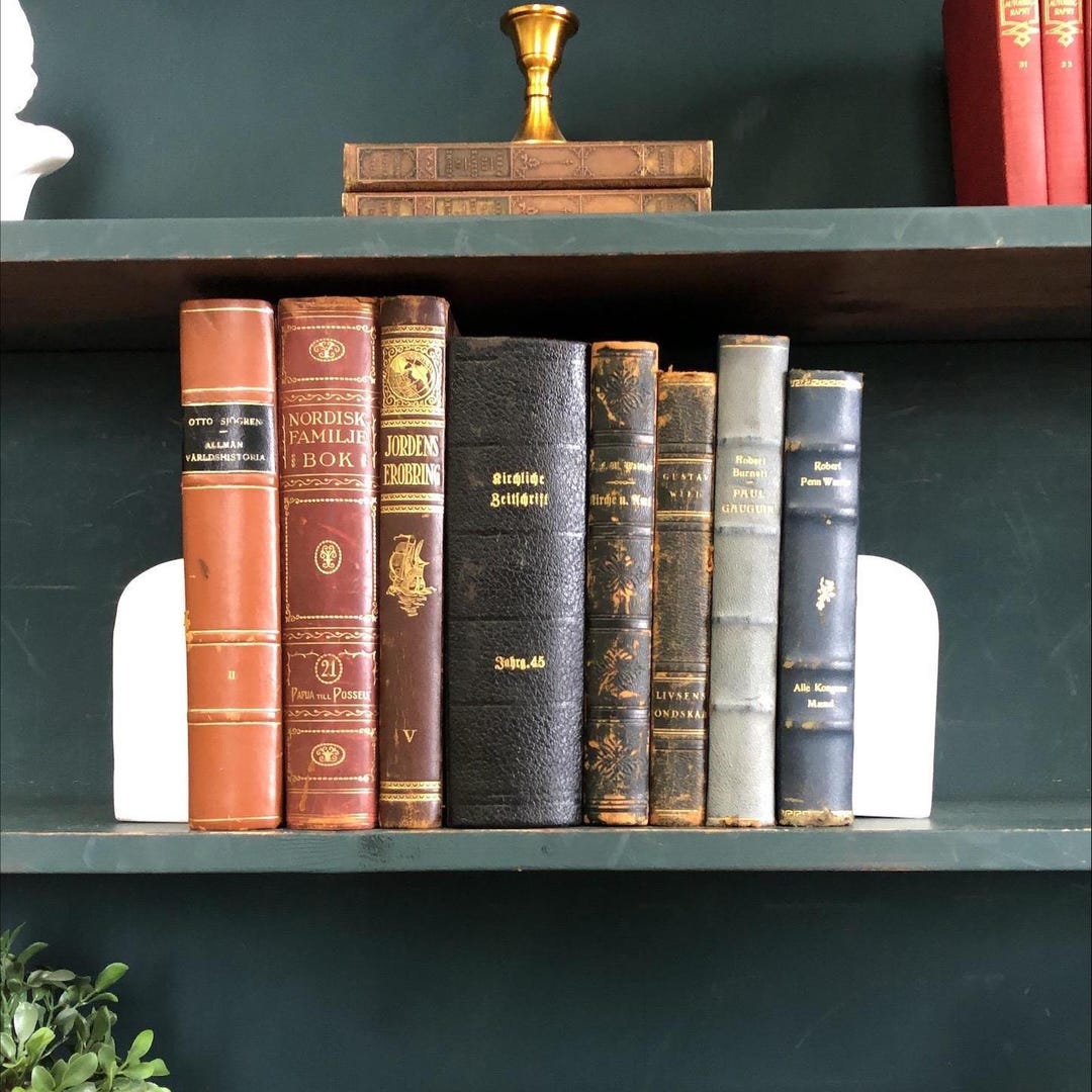 Vintage Foreign Language Books by the Foot | Decorative Hardcover ...