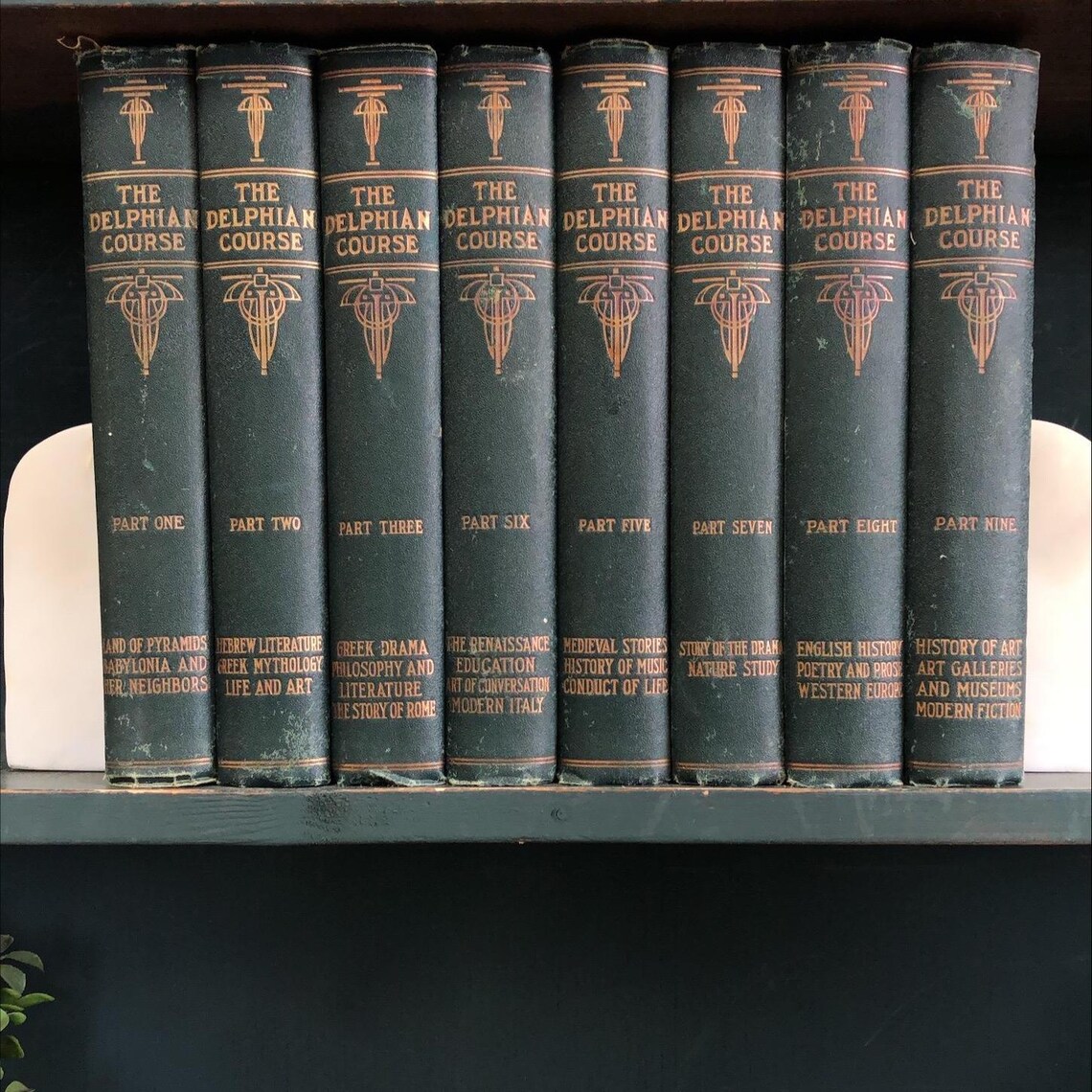 Classic Hardcover Book Bundle: the Delphian Course Books, Decorative ...