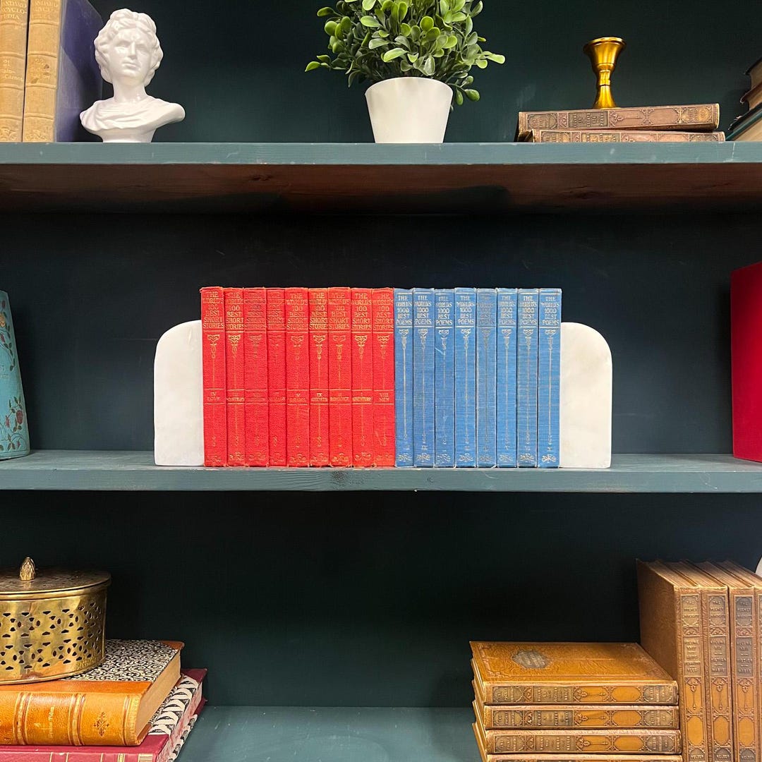 Vintage Decorative Book Bundle: Ornate Pocket-sized Books, Display ...