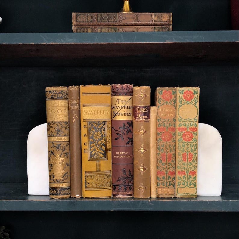 Vintage Poetry Decorative Hardcover Books by the Foot: Ornate Display ...