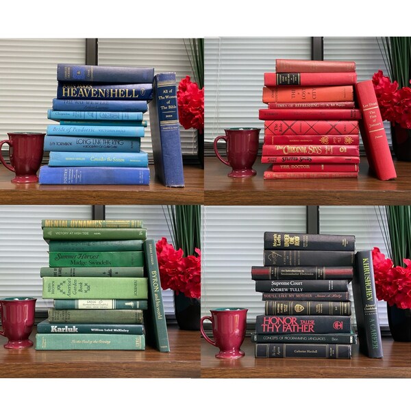 Designer Decorative Books - Etsy