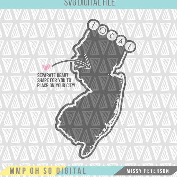 New Jersey Svg - Etsy