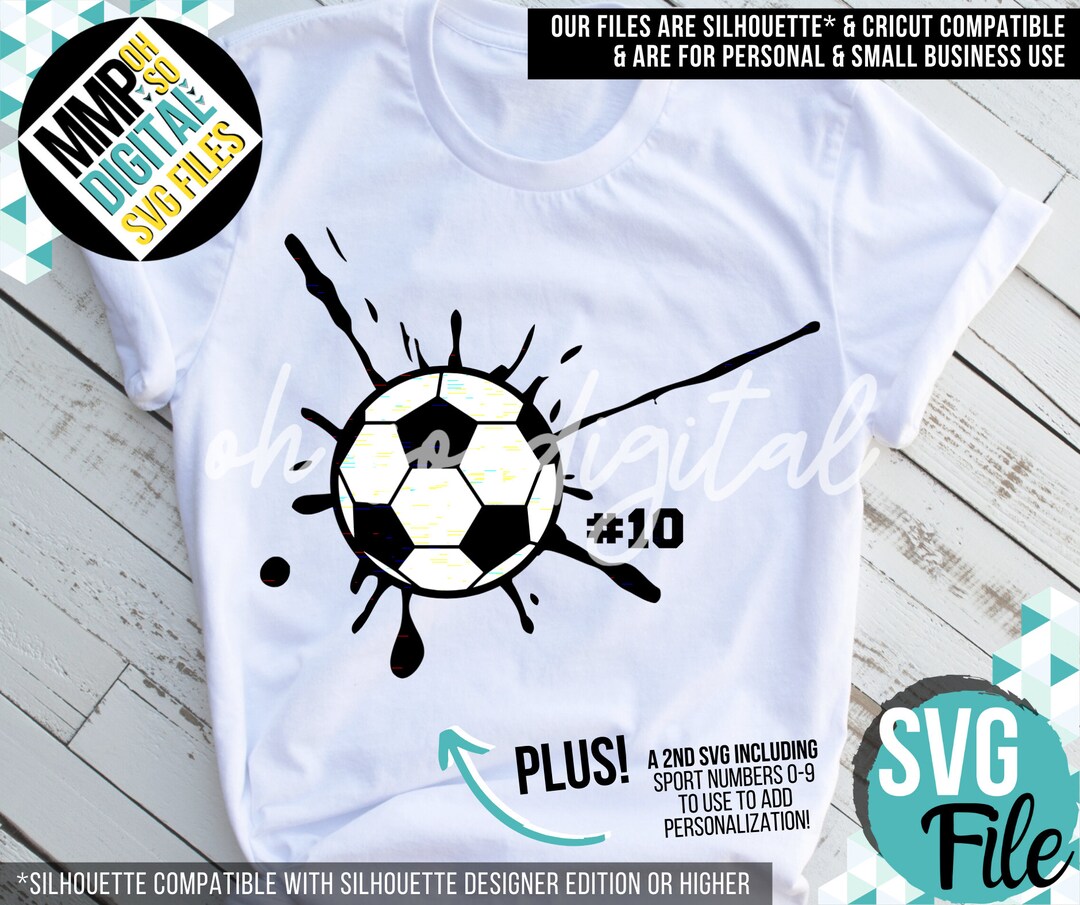 Soccer Ball Paint Splatter SVG, Soccer Splat, Soccer Season SVG, Soccer ...