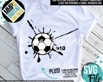 Soccer Splatter Svg - Etsy