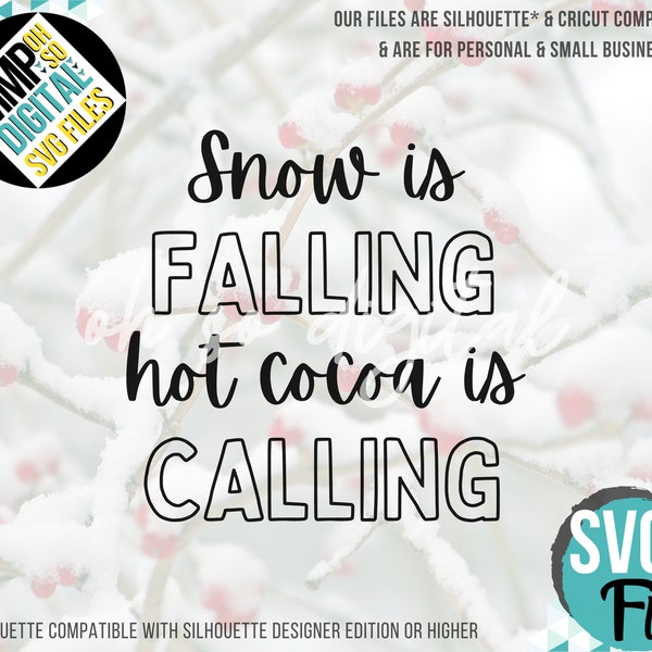 Falling Snow Svg - Etsy