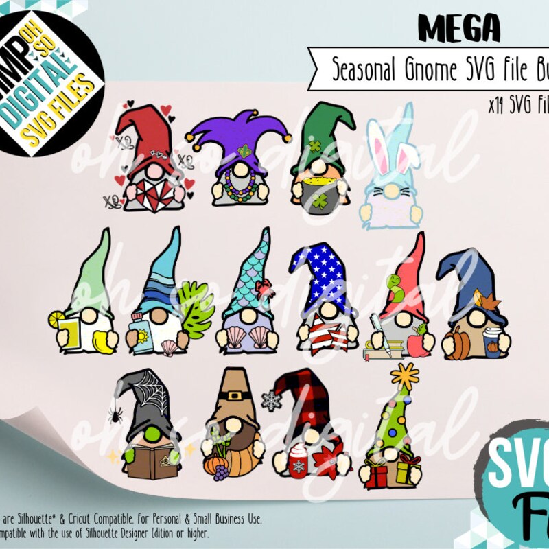 Seasonal Gnome - Etsy