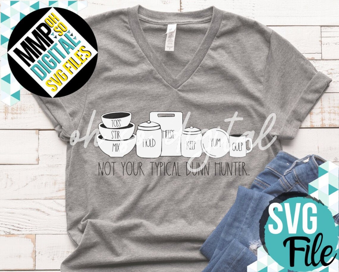 Rae Dunn SVG Not Your Typical Dunn Hunter Pottery SVG | Etsy