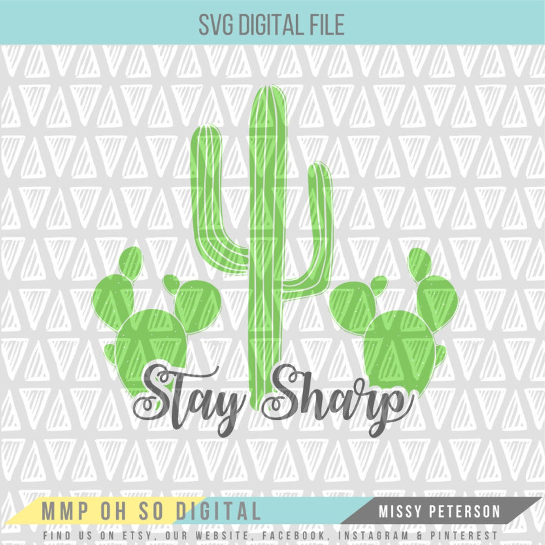 Cactus SVG, Cactus Quote, Cactus Clip Art, SVG File, Cacti SVG, Cactus ...