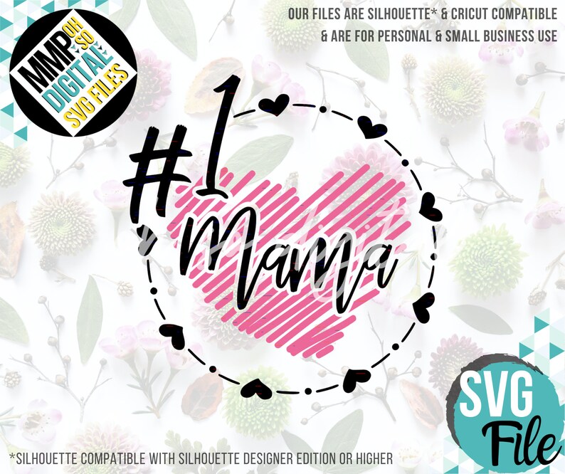 Number 1 Mama SVG Mama Svg Mother's Day Mom Shirt - Etsy