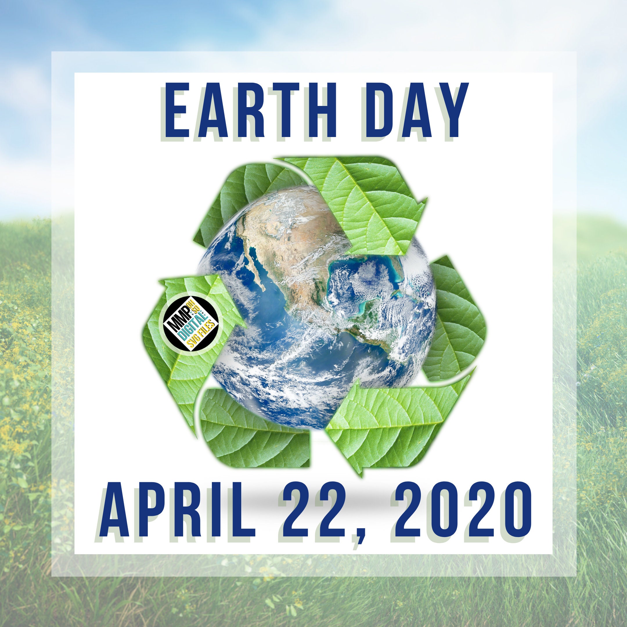 Earth Day SVG Distressed Recycle Love Earth Day Earth SVG | Etsy