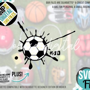 Soccer Ball Paint Splatter SVG, Soccer Splat, Soccer Season SVG, Soccer ...