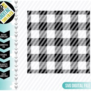 Fall SVG Bundle, Buffalo Check Bundle, Buffalo Checker Bundle, Black ...