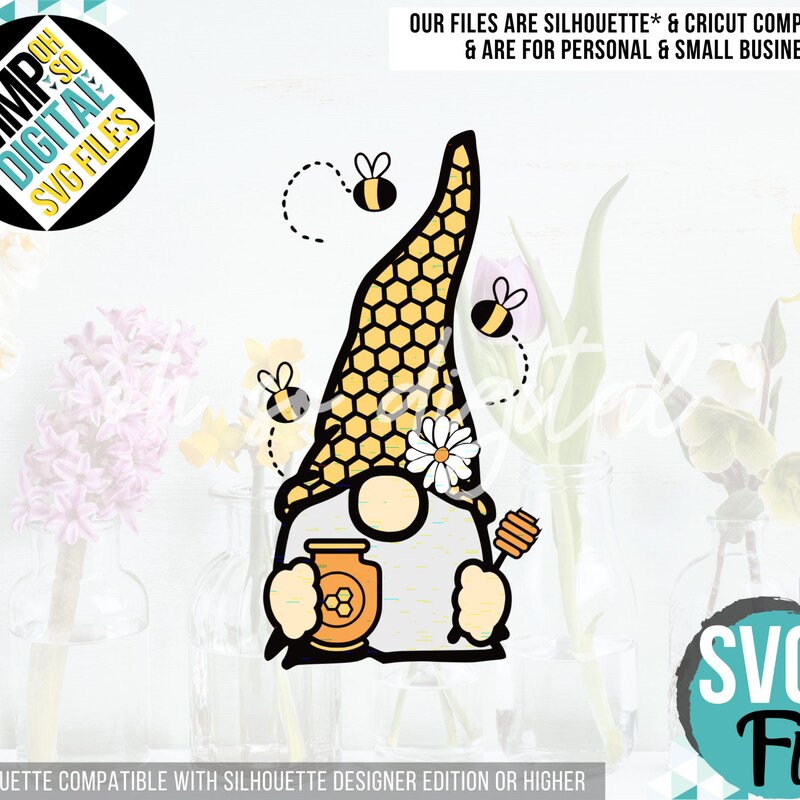Gnome Bee Svg - Etsy