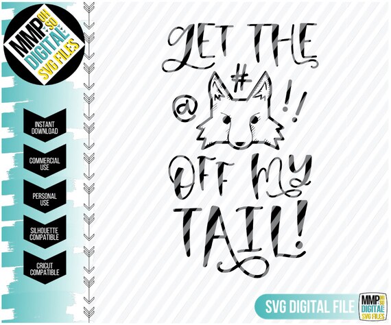 Get off My Tail SVG Fox Back off My Car Car Decal SVG - Etsy