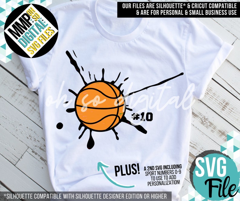 Basketball Paint Splatter SVG Basketball Splat Basketball | Etsy