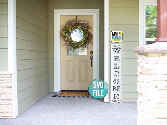 Front Porch Sign SVG Farmhouse Porch Sign Welcome Sign Svg - Etsy