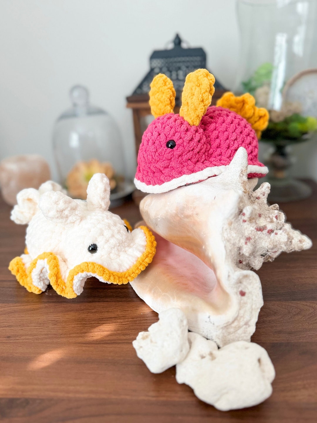 Sea Slug Plushie Crochet Stuffed Animal Toy Crochet Nudibranch Unique ...