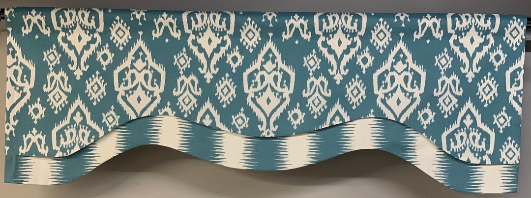 Double Layered Scalloped Valance - Etsy