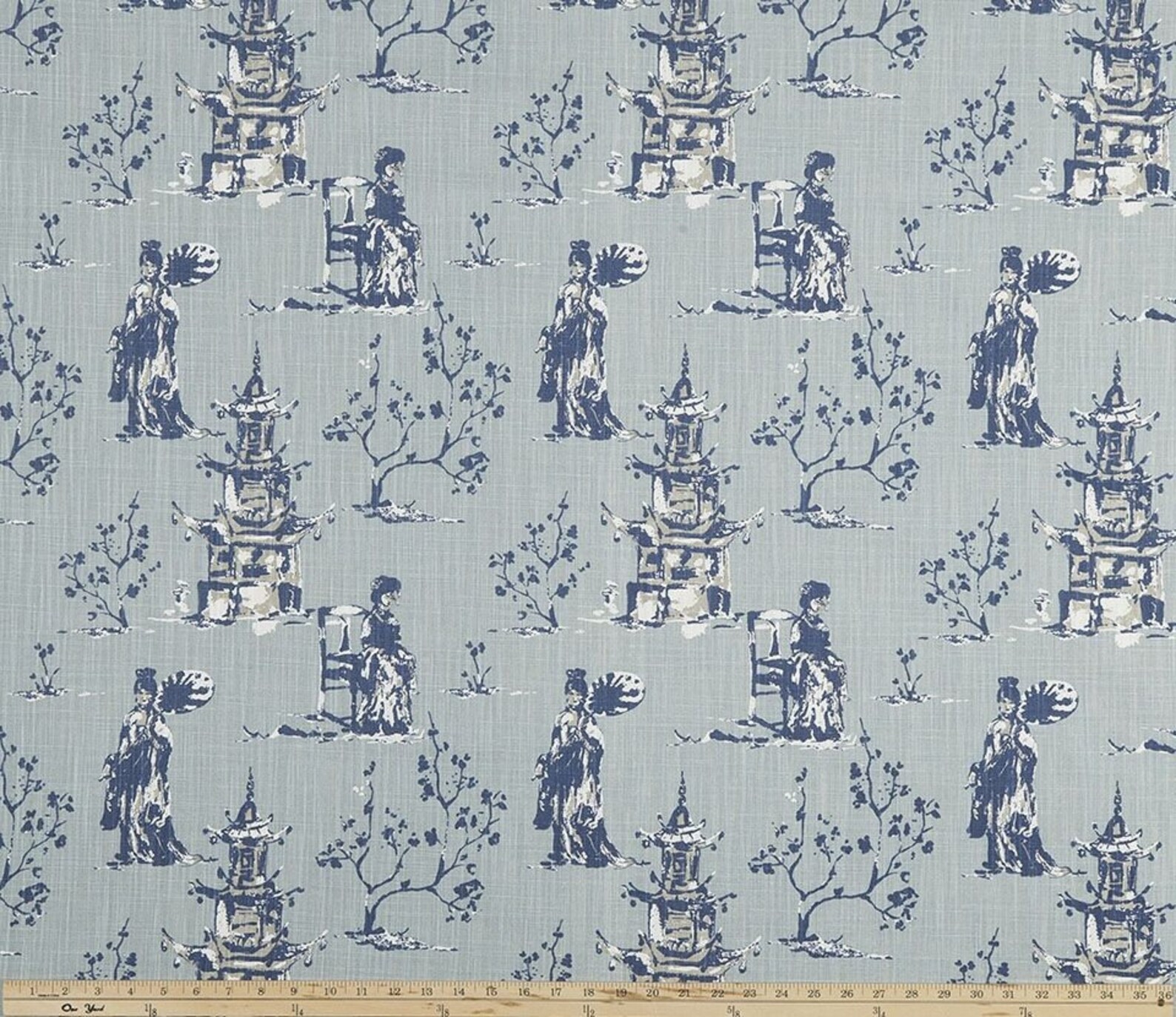 ASIAN TOILE Professionally Pleated Drapes Available in - Etsy Canada