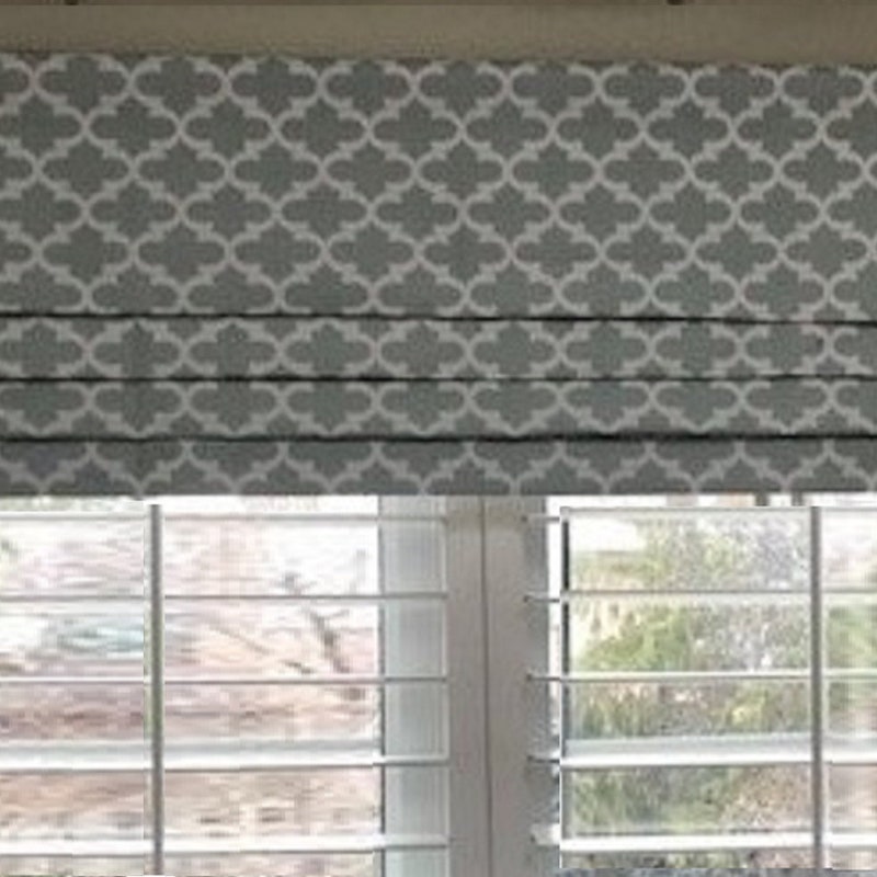 Faux Roman Shade Valance - Etsy