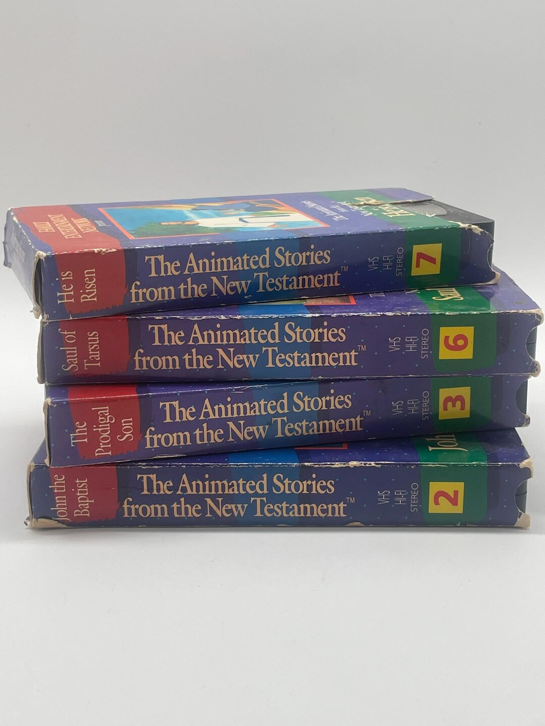 Vintage VHS Television Series Animated Stories New Testament John ...