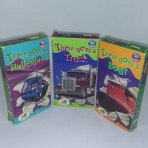 Vintage Original Real Wheels Kid Vision There Goes a Helicopter/boat ...