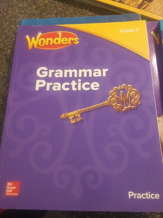 Like New Wonders Grammar Practice Grade 5 Homeschool Workbook | Etsy