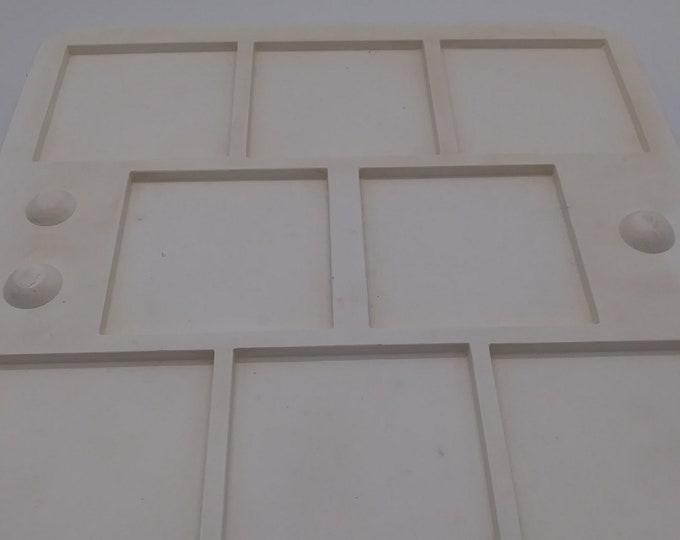 Vintage 1969 Duncan 60A Set of 8 Square Floor Wall Plain Tile Trivet 3 ...